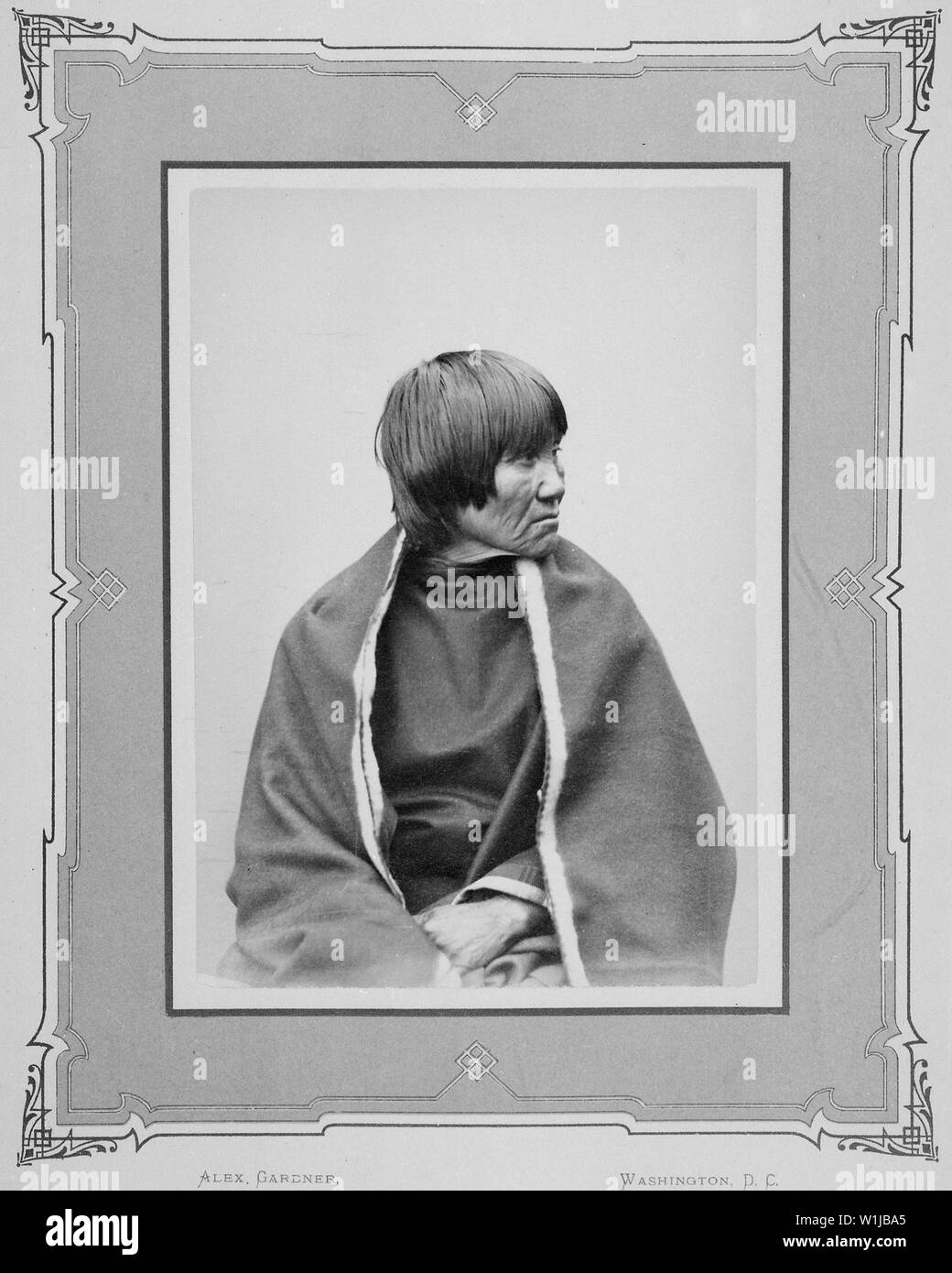 Squaw Of Silver Brooch. Comanches Stock Photo - Alamy