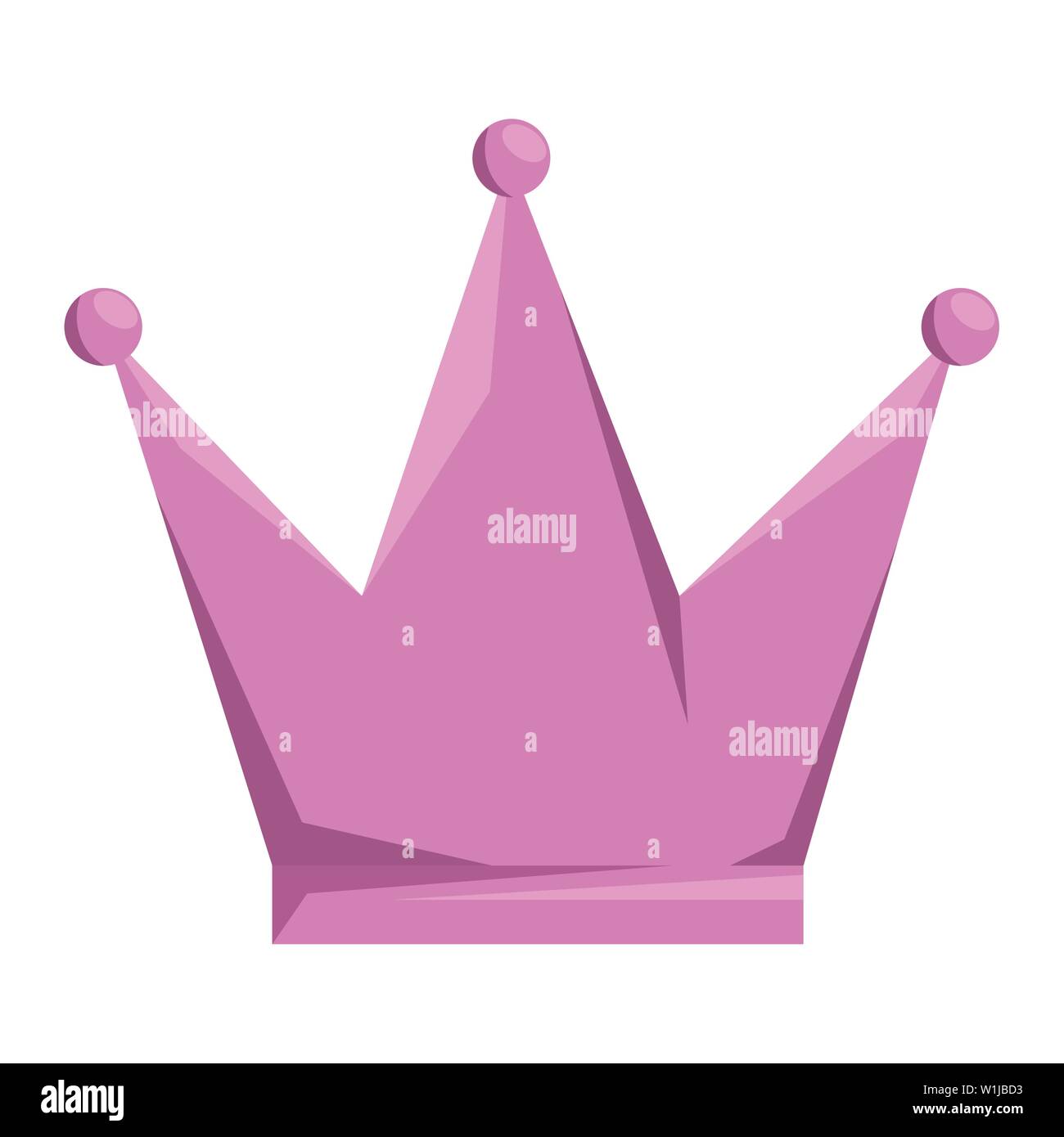 cute crown queen decorative icon Stock Vector Image & Art - Alamy