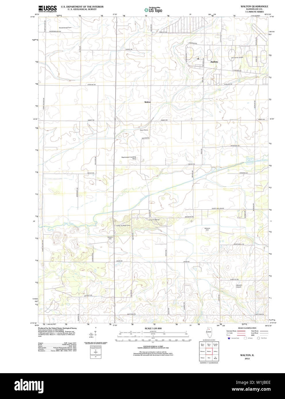 Map of walton Cut Out Stock Images & Pictures - Alamy