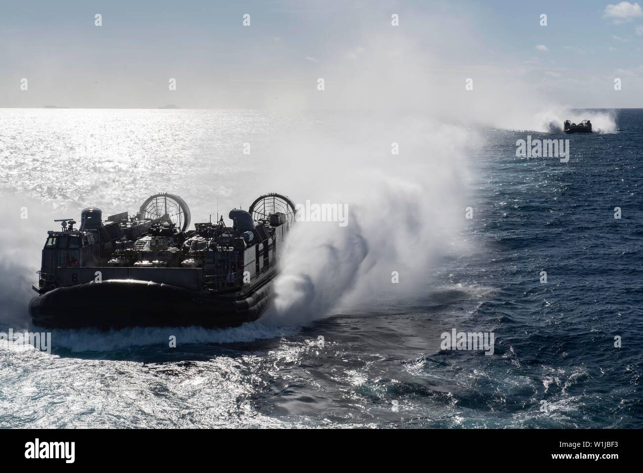 190702-N-BK435-0031 CORAL SEA (July 2, 2019) – Landing Craft, Air ...