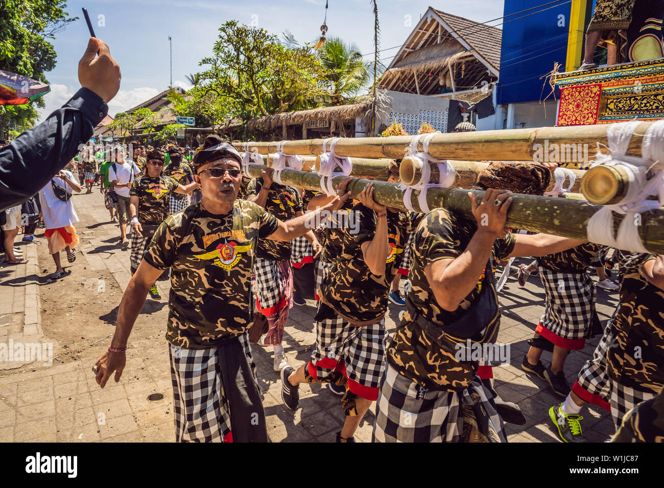 Ubud, Bali, Indonesia - April 22, 2019 : Royal cremation ceremony ...