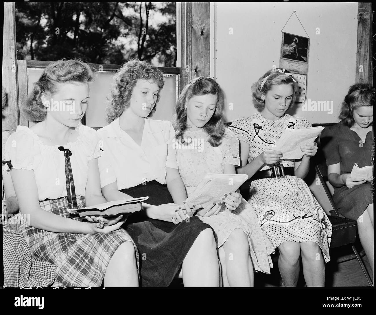 Sunday school at the Baptist church which is not on company property ...