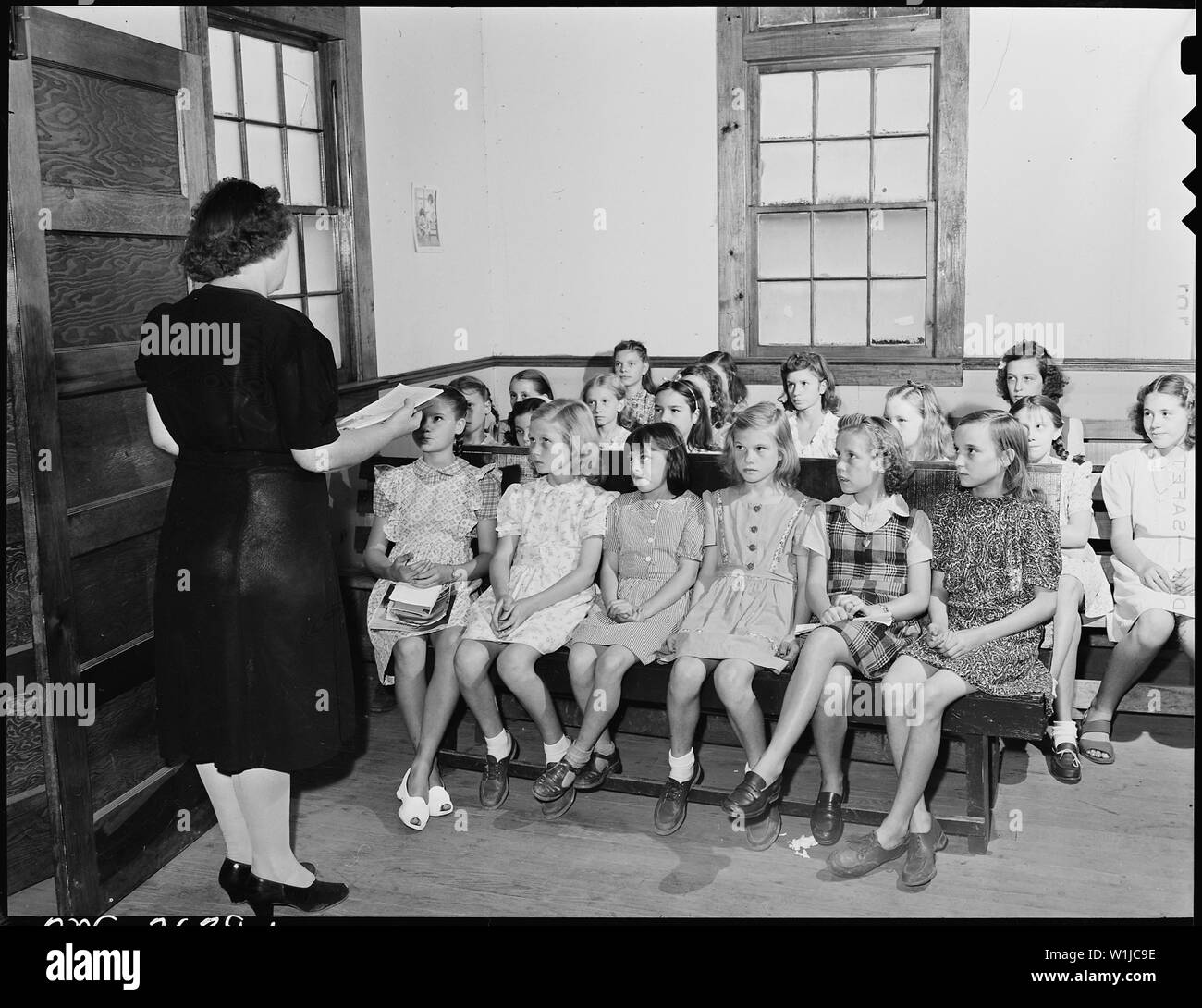 Sunday school at the Baptist church which is not on company property ...