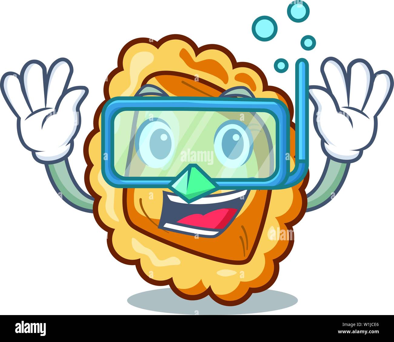 Diving ravioli in the a cartoon bowl Stock Vector Image & Art - Alamy