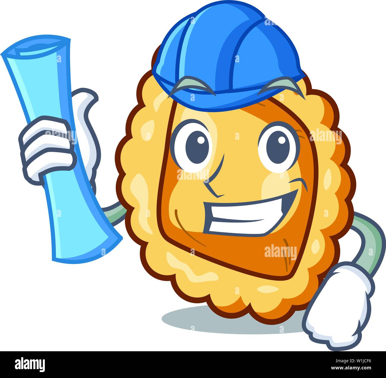 Architect ravioli in the a cartoon bowl Stock Vector Image & Art - Alamy