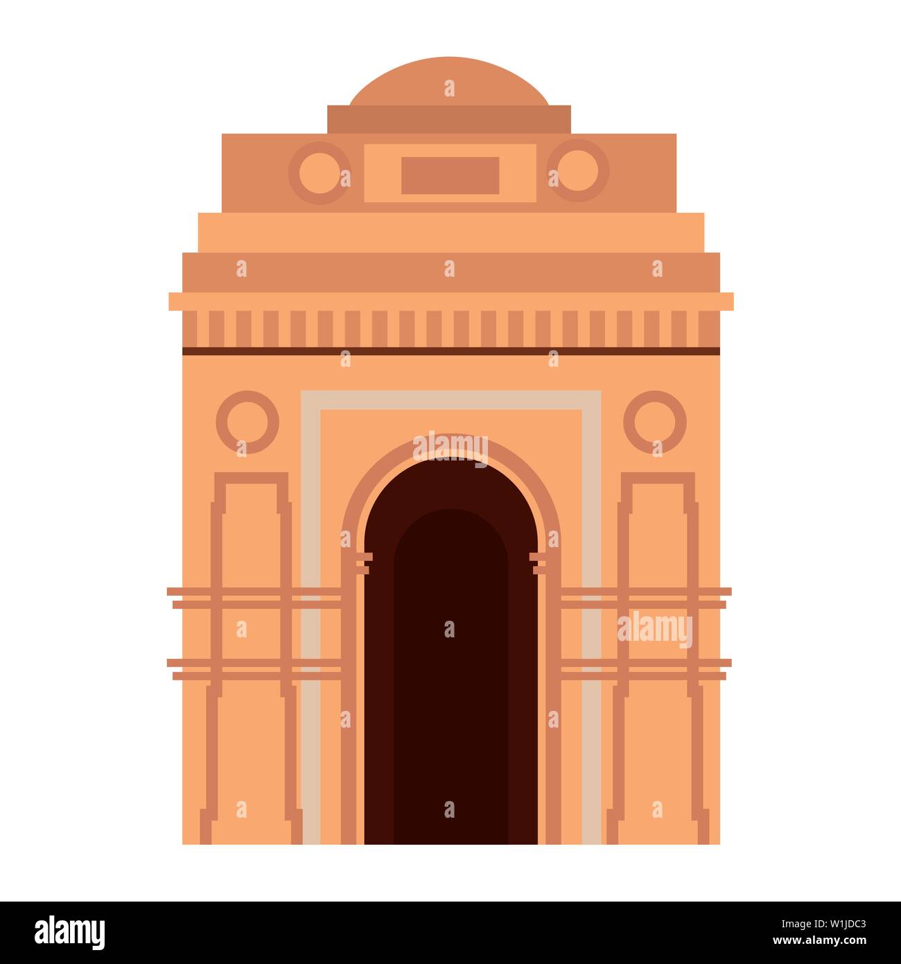 indian gate arch monument icon Stock Vector Image & Art - Alamy
