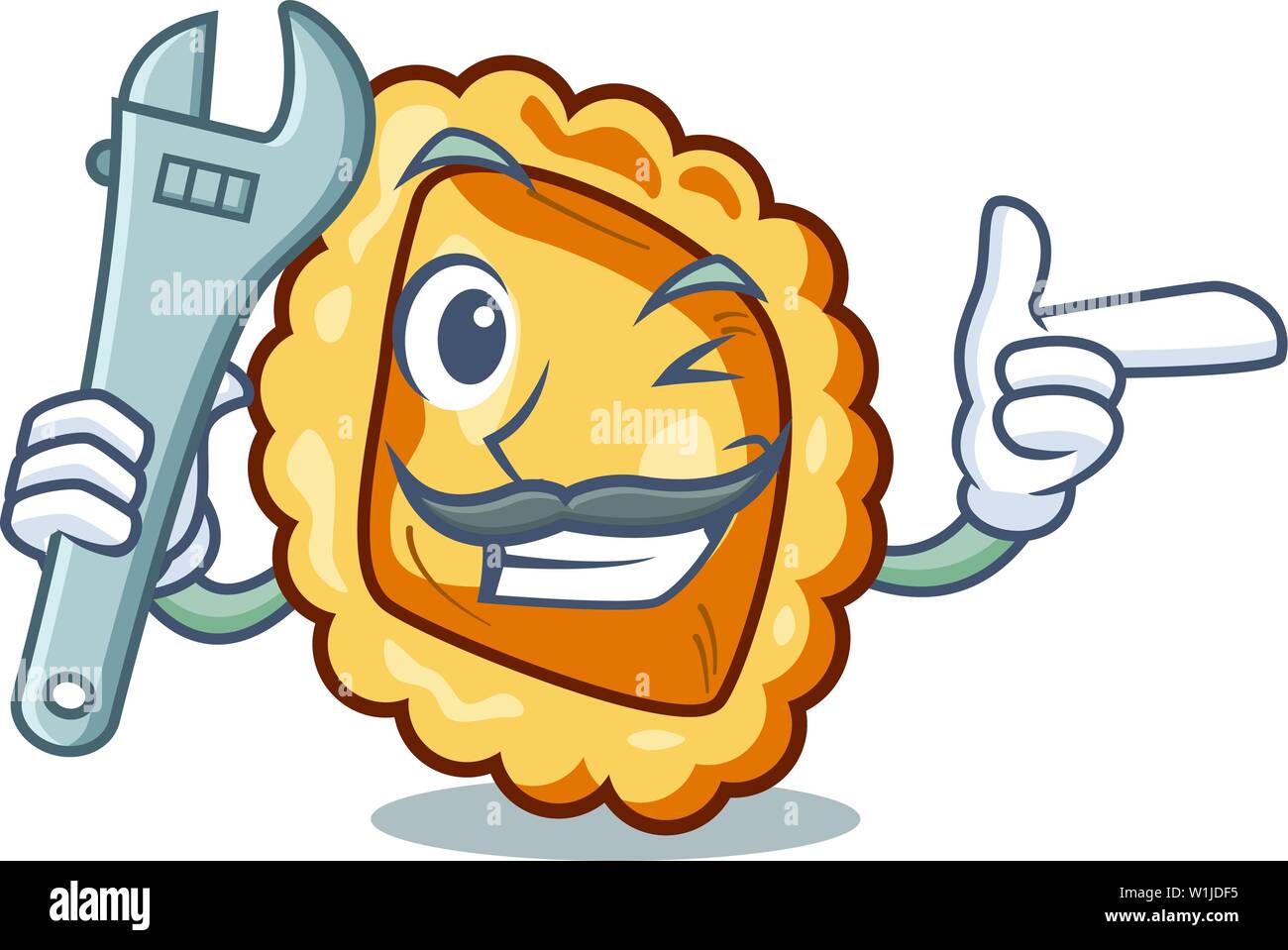 Ravioli on plate illustration Stock Vector Images - Alamy