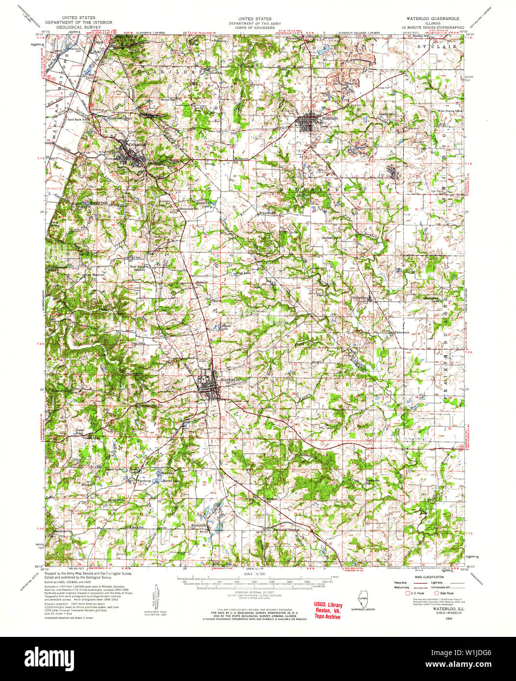 Map of waterloo Cut Out Stock Images & Pictures - Alamy