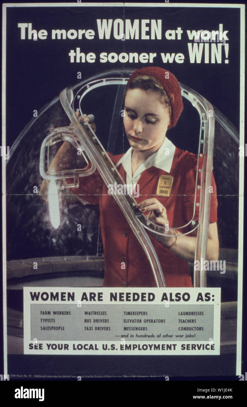 THE MORE WOMEN AT WORK Stock Photo - Alamy