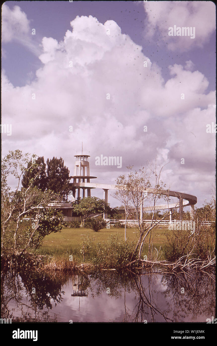THE SHARK VALLEY RANGER STATION AND TOWER Stock Photo - Alamy