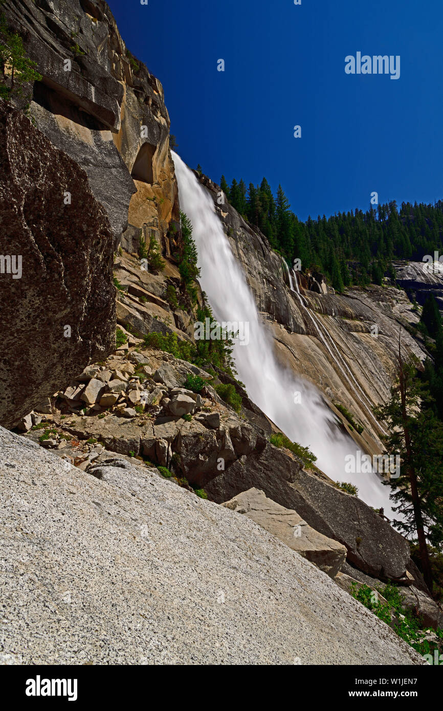 Merced River, Rapids, and Waterfall Stock Photo - Alamy
