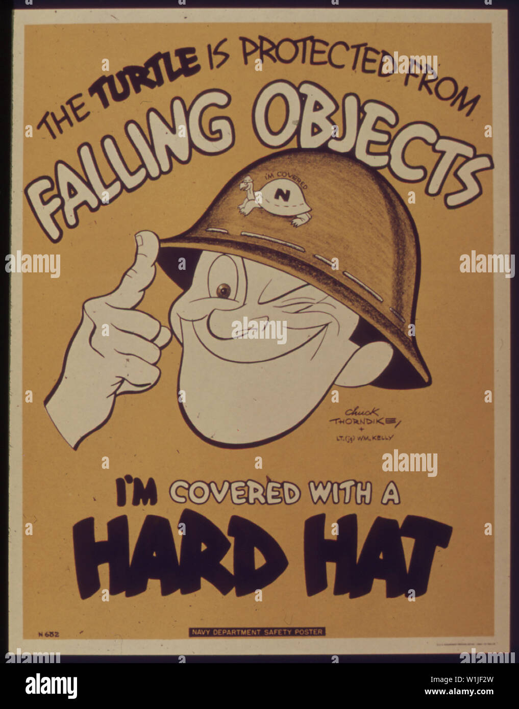 THE TURTLE IS PROTECTED FROM FALLING OBJECTS. I'M COVERED WITH A HARD ...