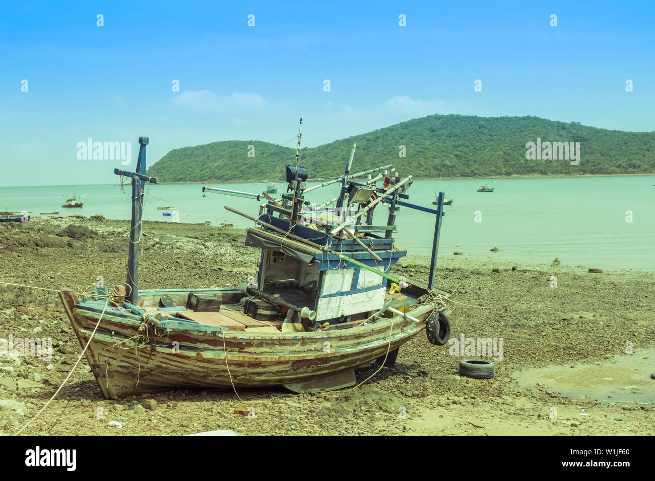 Boat Antique Vintage Stock Photo - Alamy