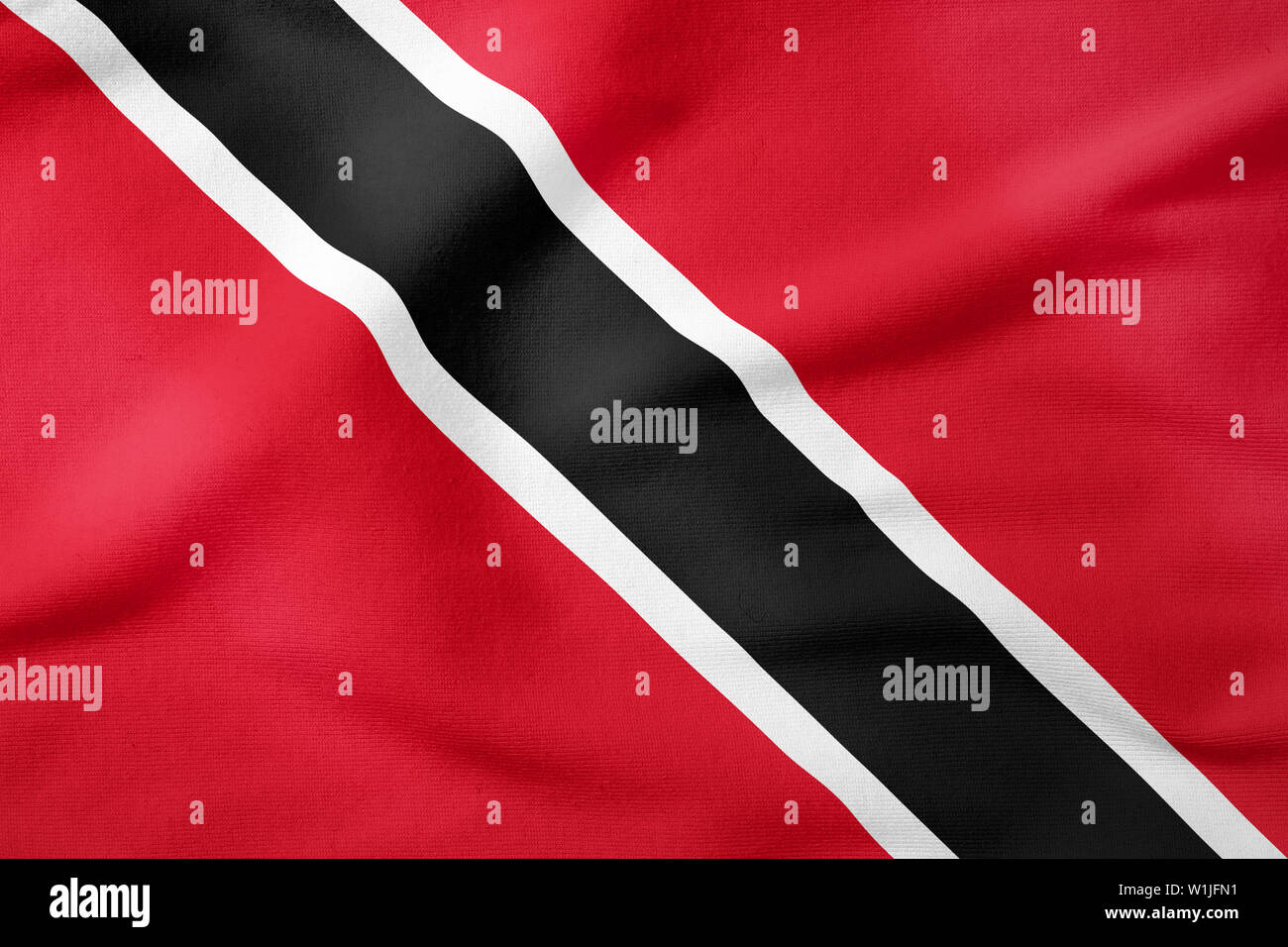 National Flag of Trinidad and Tobago - Rectangular Shape patriotic ...