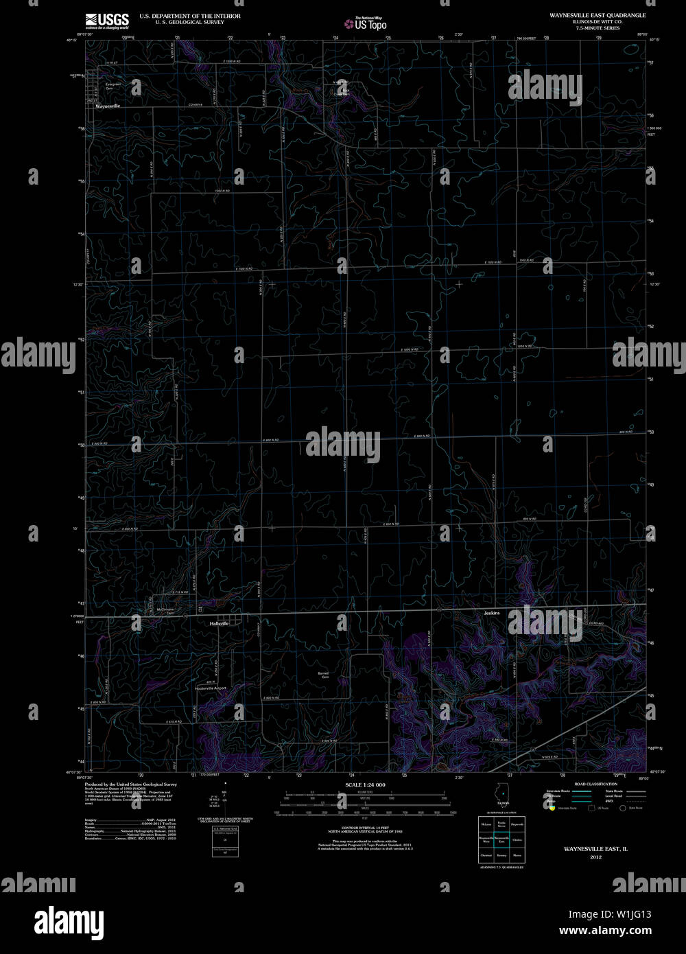 Map of waynesville hi-res stock photography and images - Alamy