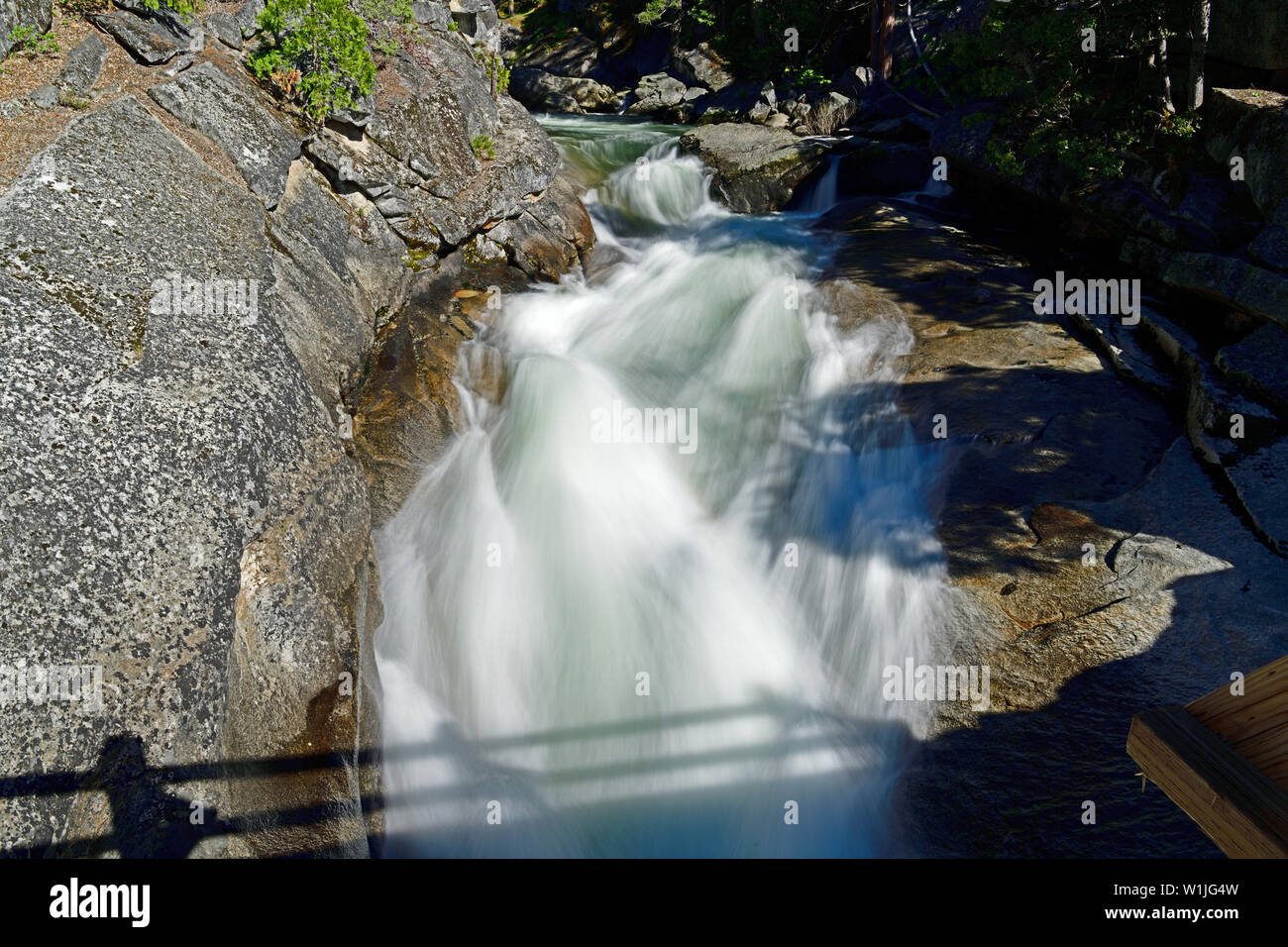 Merced River, Rapids, and Waterfall Stock Photo - Alamy