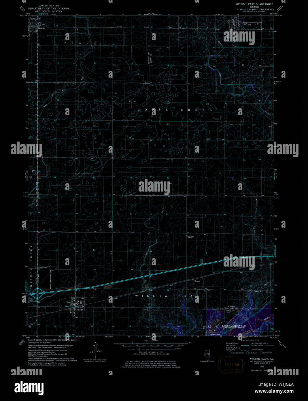 Map of weldon hi-res stock photography and images - Alamy
