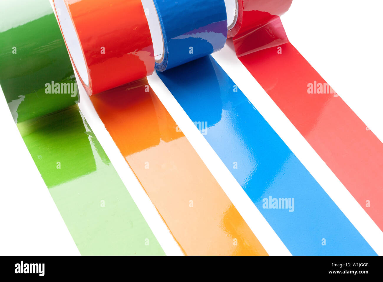 colored tape in large rolls Stock Photo - Alamy