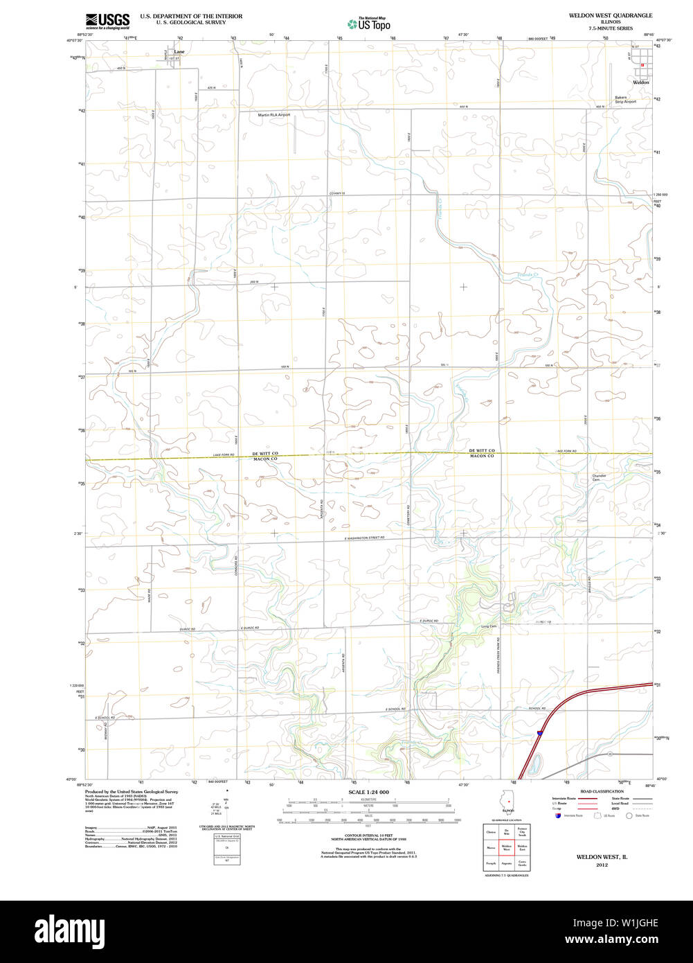 Map of weldon hi-res stock photography and images - Alamy