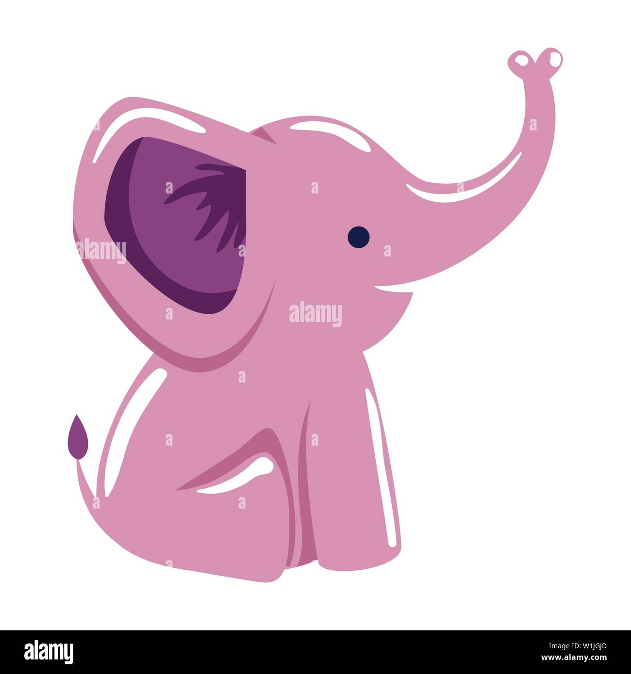 Pink elephant comic hi-res stock photography and images - Alamy
