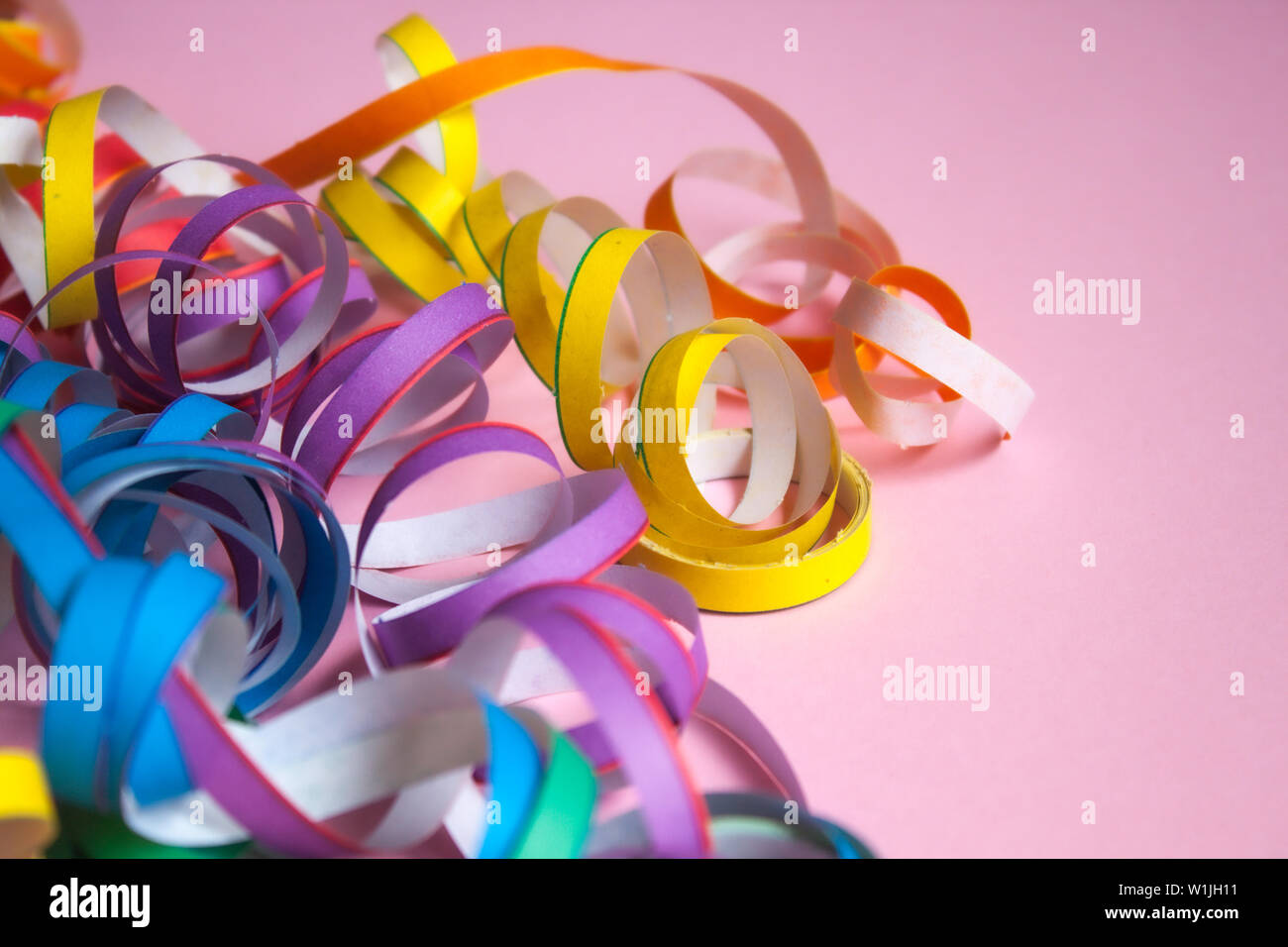 Ticker tape background Stock Photo - Alamy