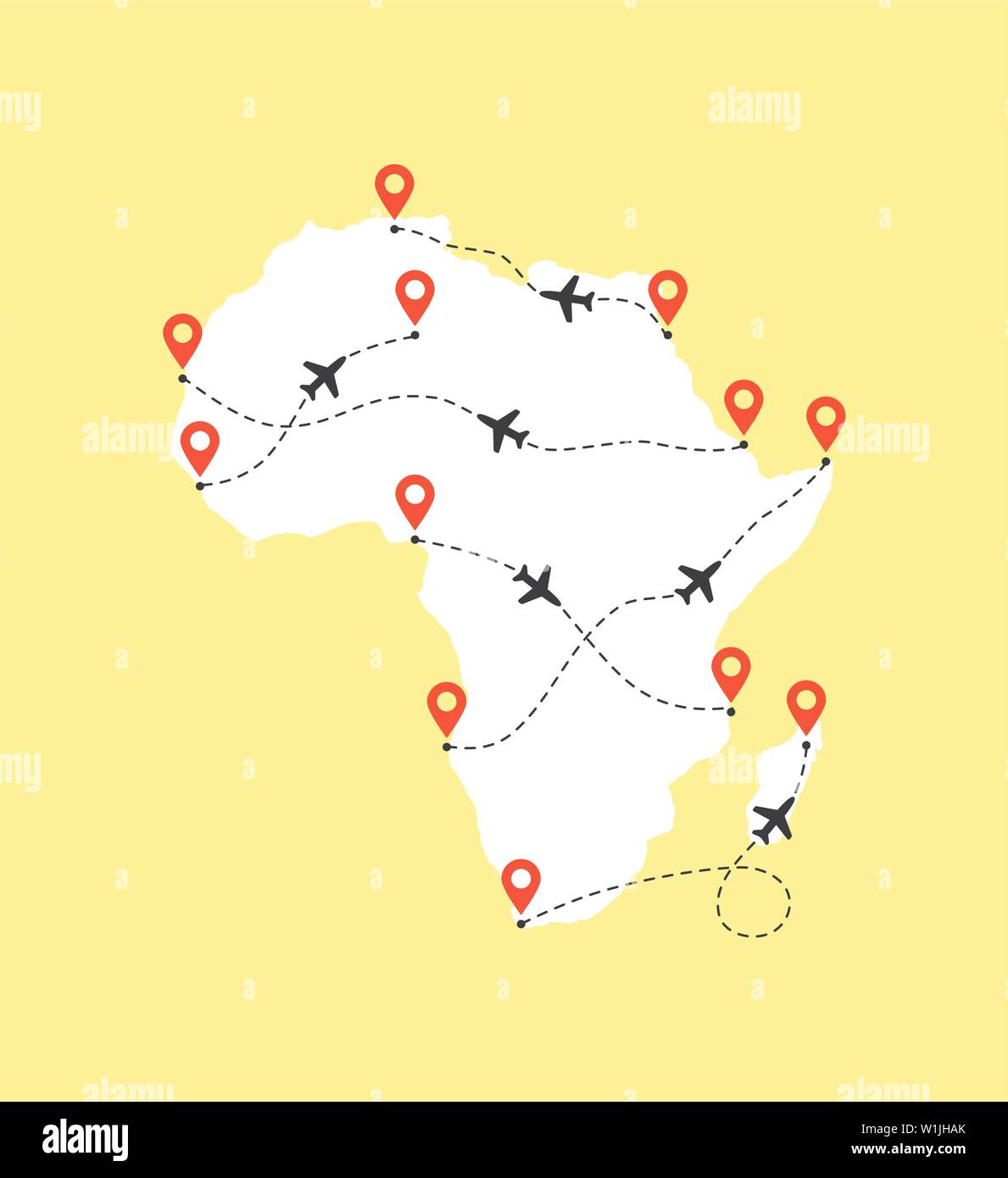 African paths Stock Vector Images - Alamy