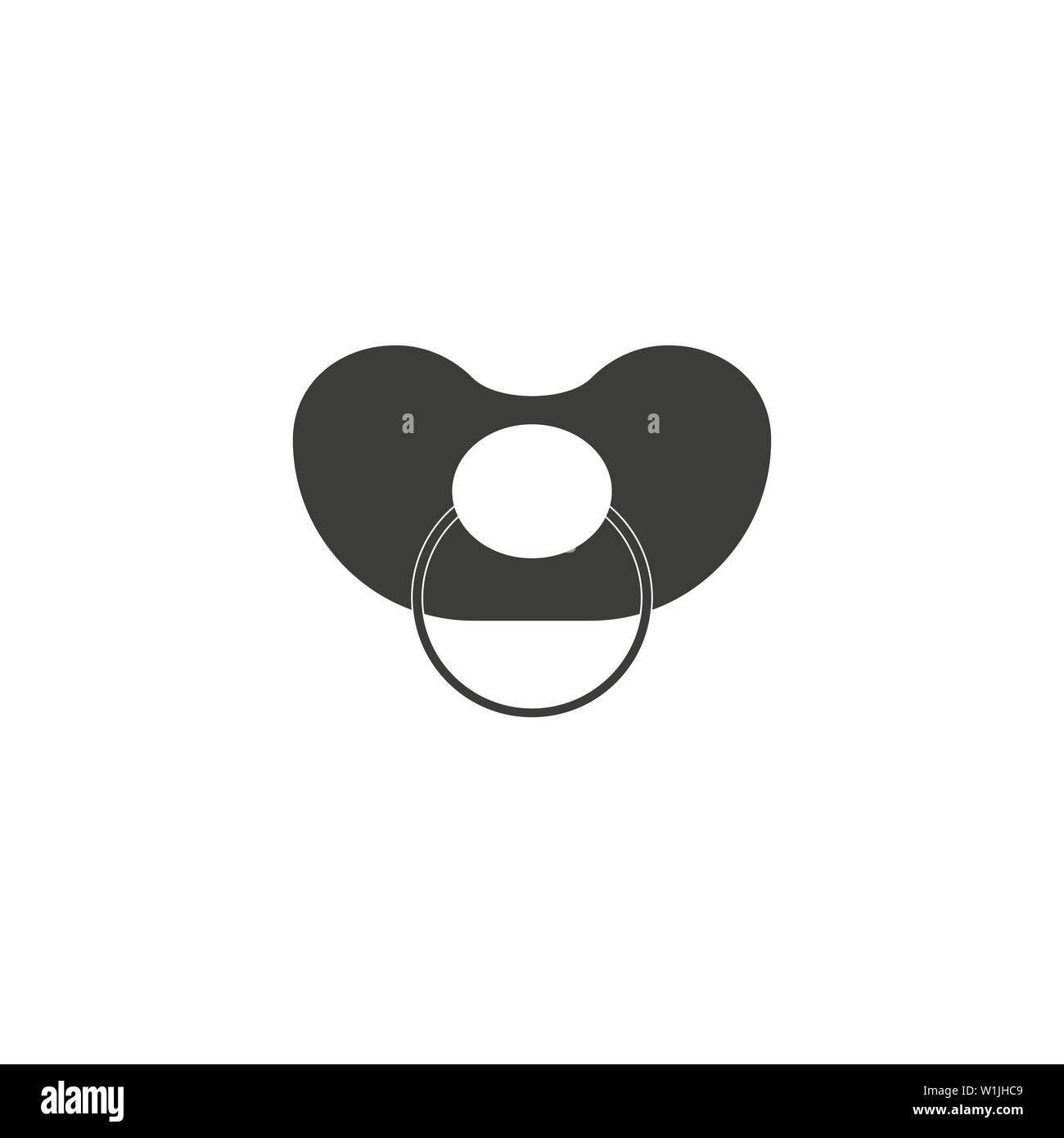 Baby pacifier icon. Vector illustration flat Stock Vector Image & Art ...