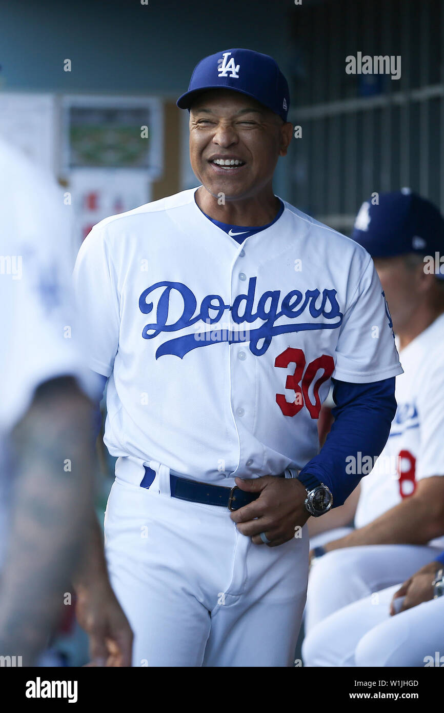 Los Angeles, CA, USA. 2nd July, 2019. Los Angeles Dodgers manager Dave ...