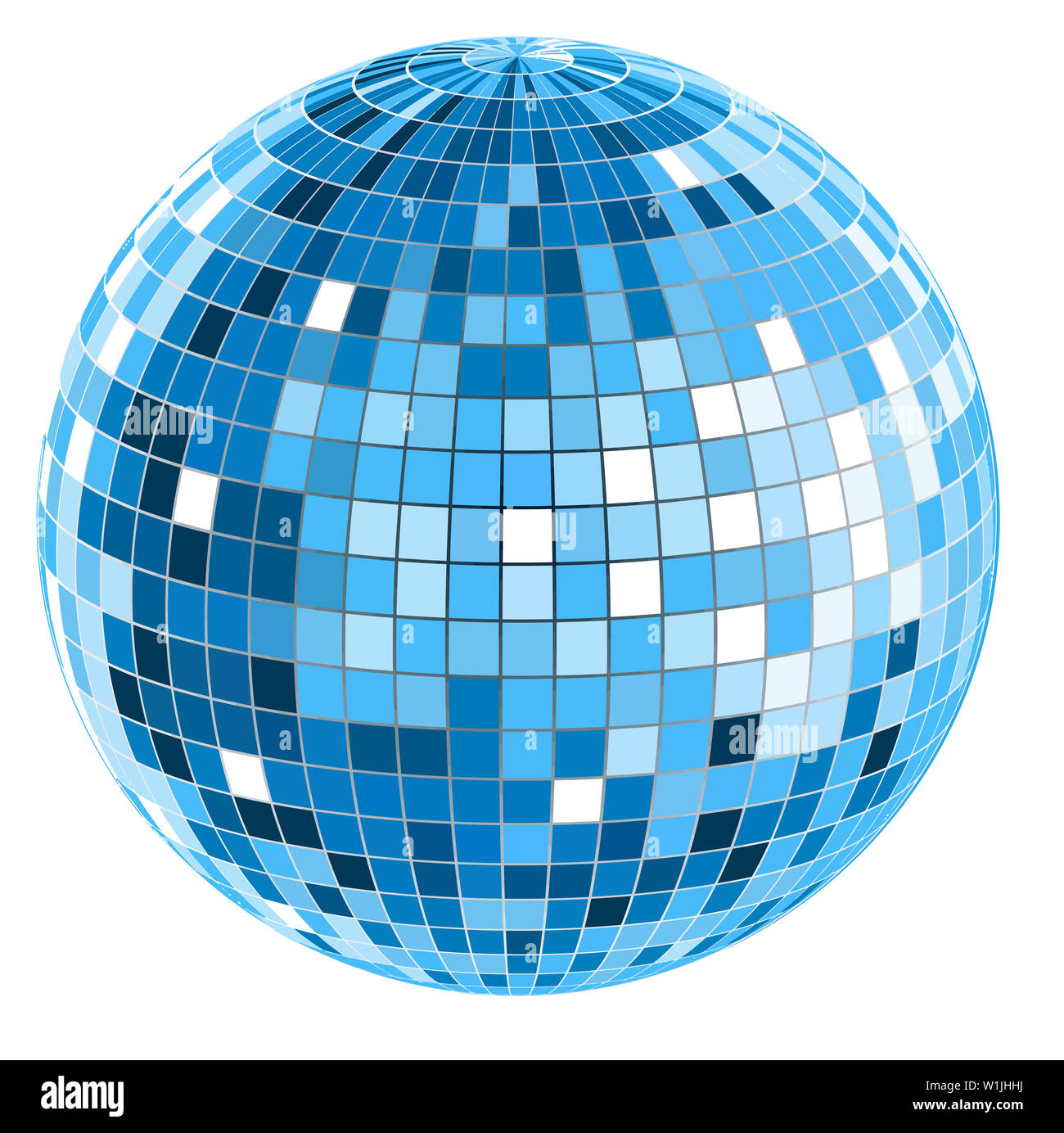 Disco Ball Background Blue