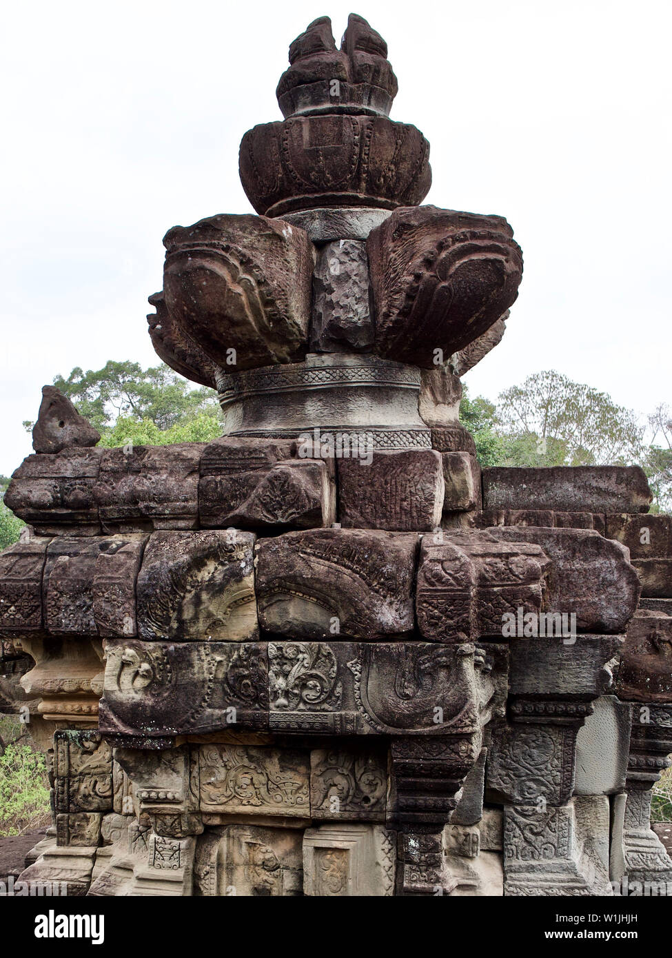 Architecture of ancient temple complex Angkor, Siem Reap, Cambodia ...