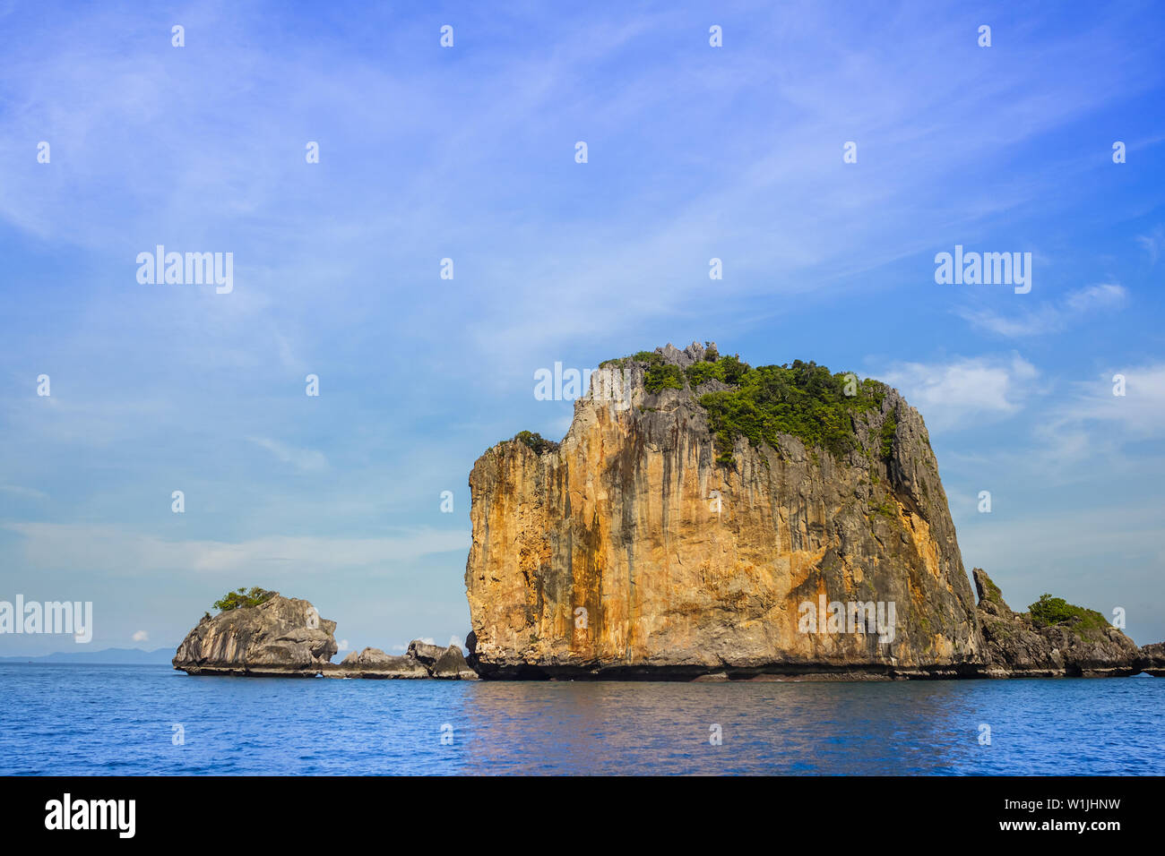 A small island in the sea Stock Photo - Alamy