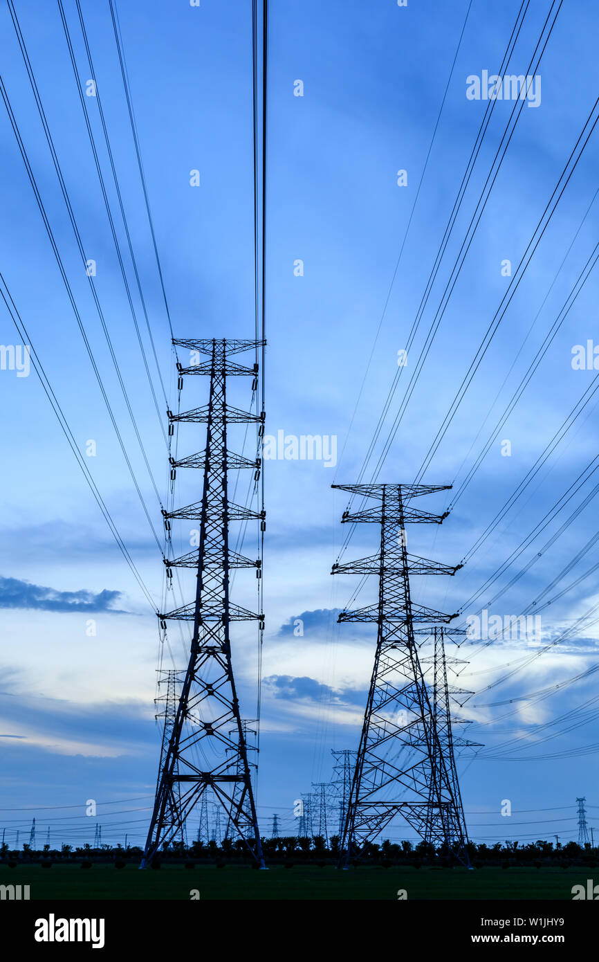 High voltage tower hi-res stock photography and images - Alamy