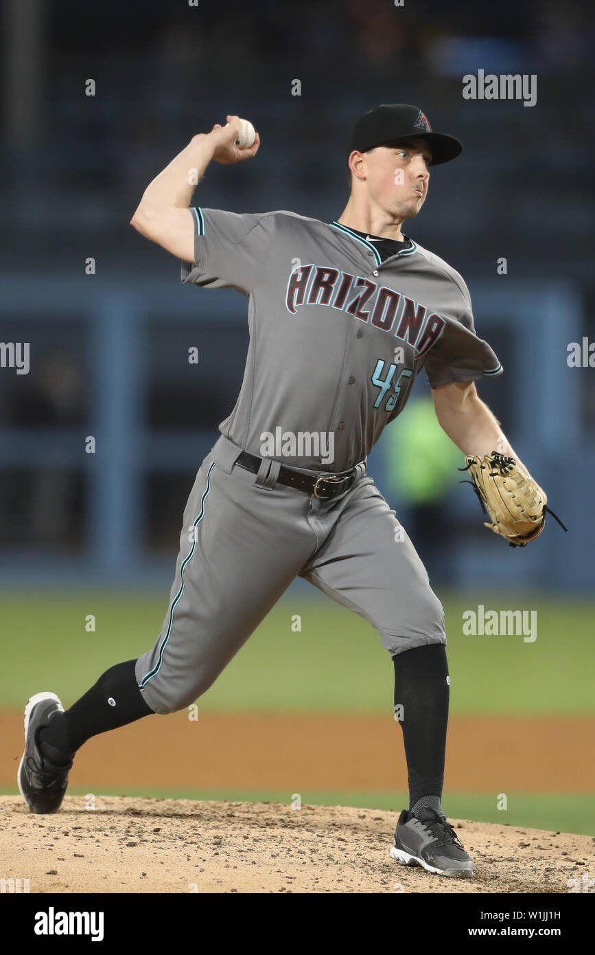 Los Angeles, CA, USA. 2nd July, 2019. Arizona Diamondbacks relief ...