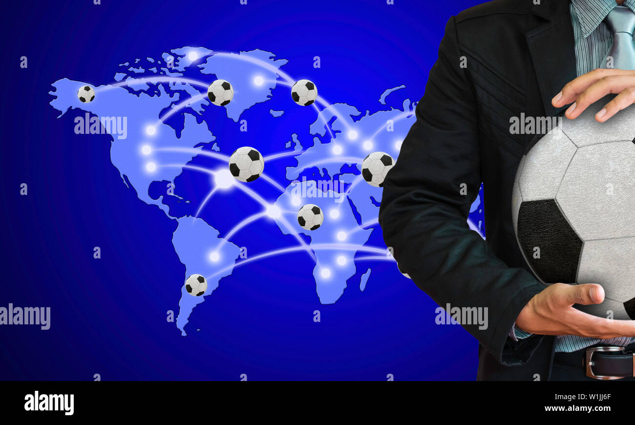 Studio picture of football coach Stock Photo - Alamy