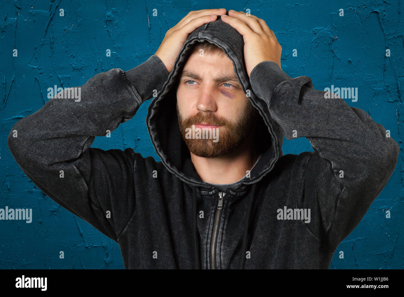 Bad boy hood in night hi-res stock photography and images - Alamy