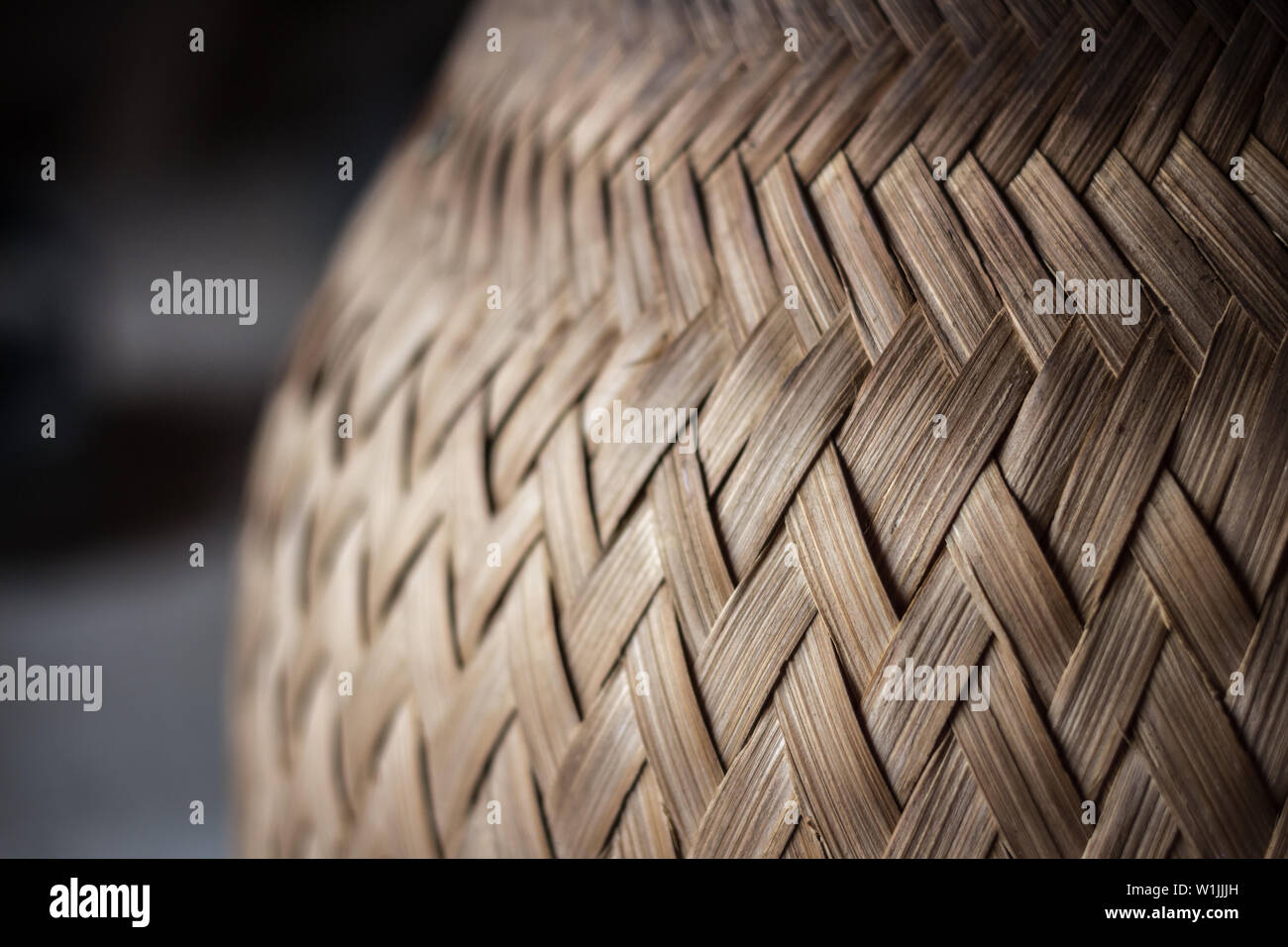 Wood weaving rice steamer In the side view Stock Photo - Alamy