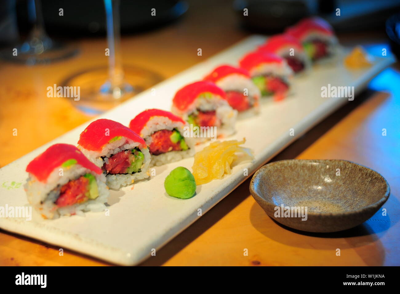 Sushi in Tel Aviv Stock Photo - Alamy