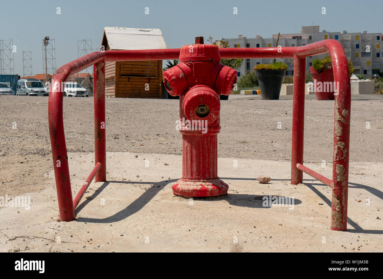 a Red fire hydrant Stock Photo - Alamy