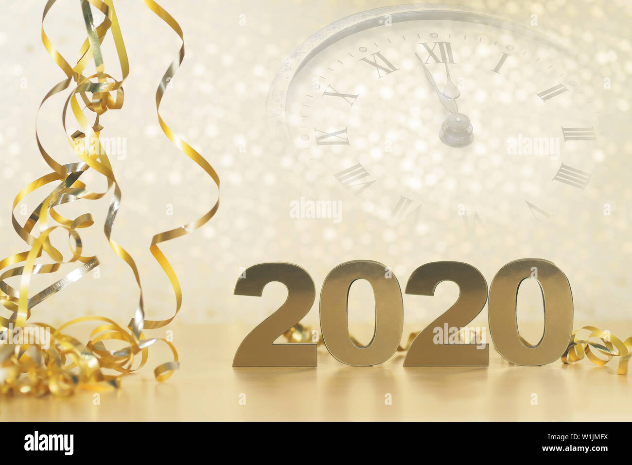 Happy New Year 2020. Symbol from number 2020 on wooden background Stock ...