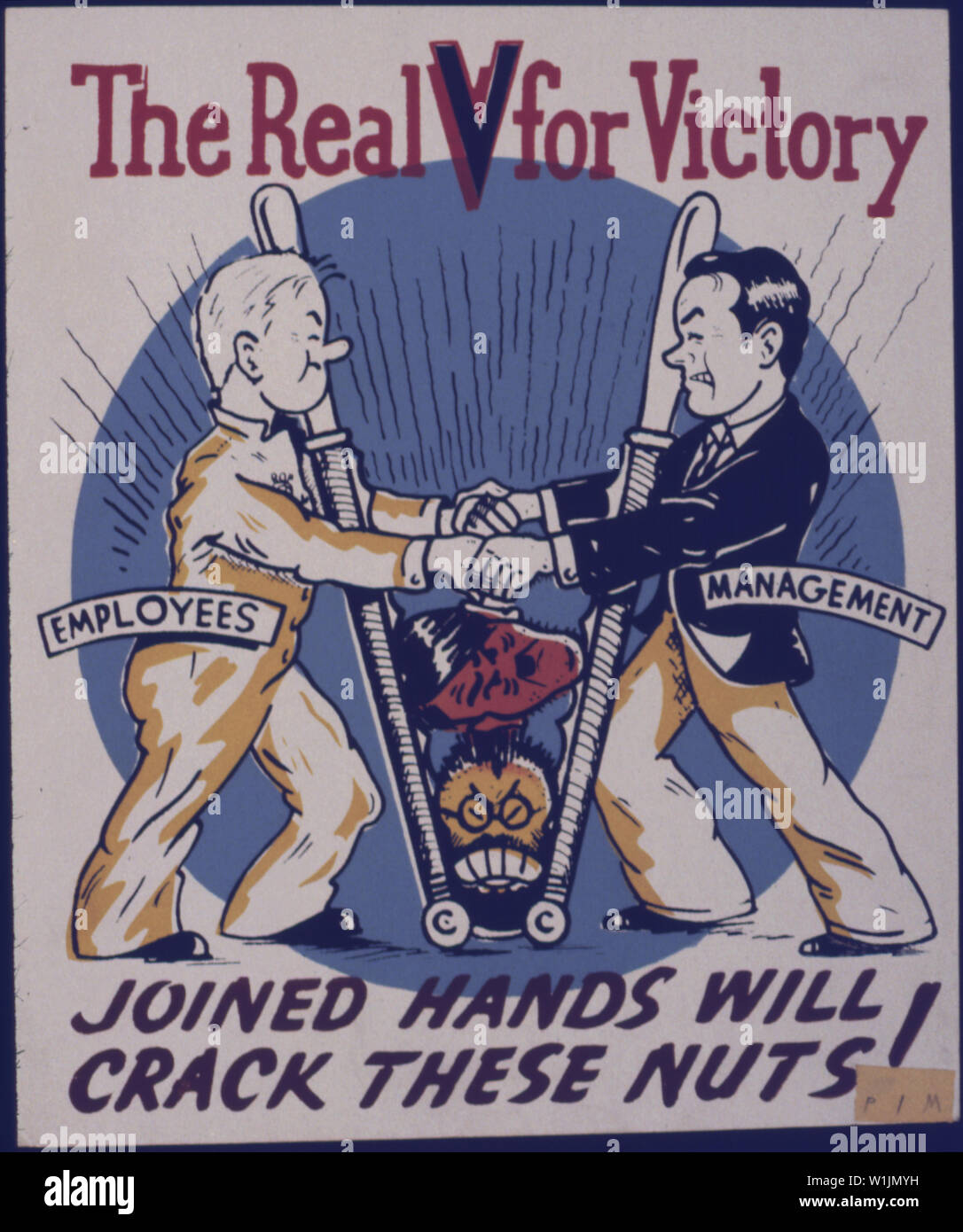 The Real V for Victory. Joined Hands will Crack These Nuts! Stock Photo ...