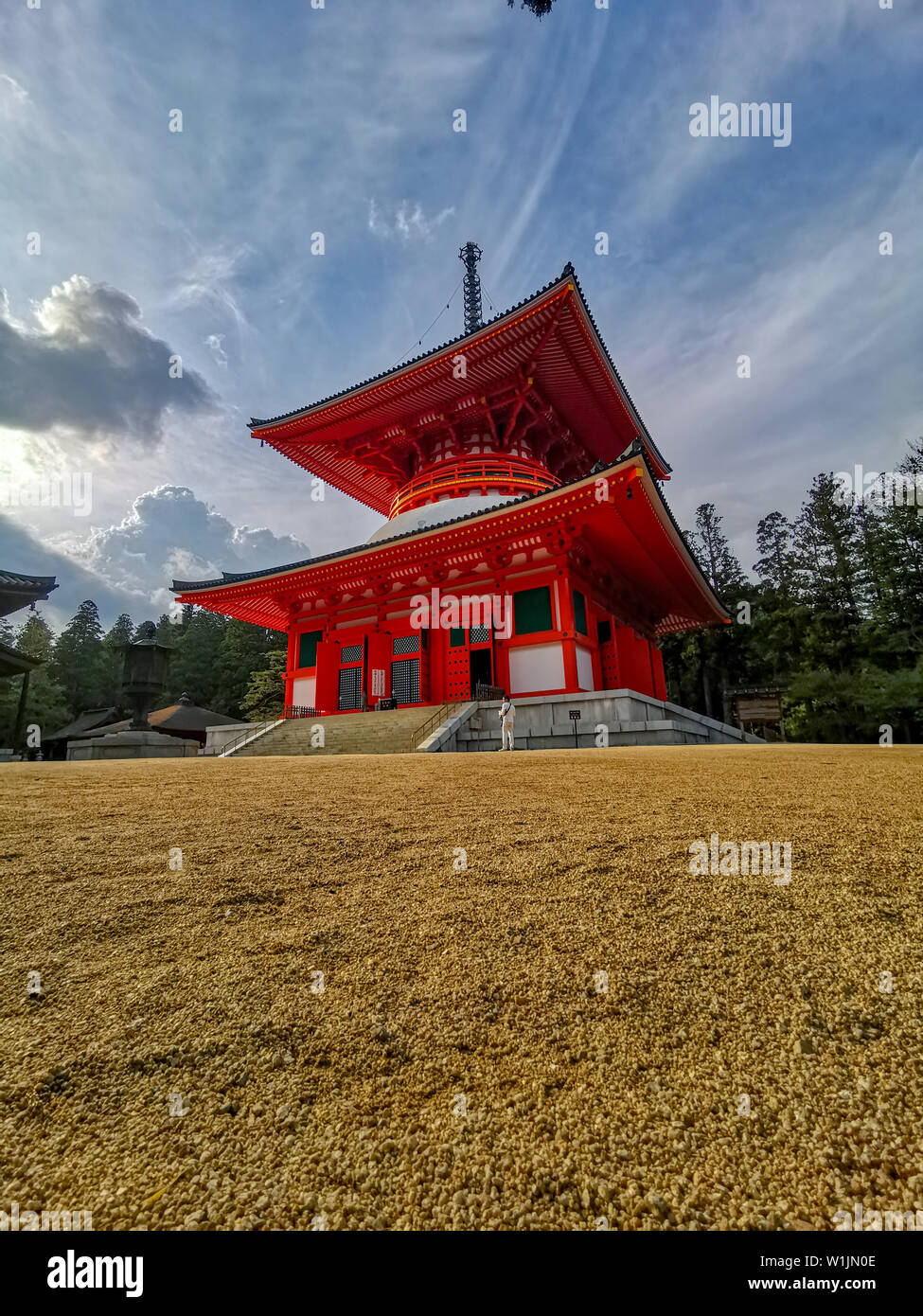 Danjo garan temple complex hi-res stock photography and images - Alamy