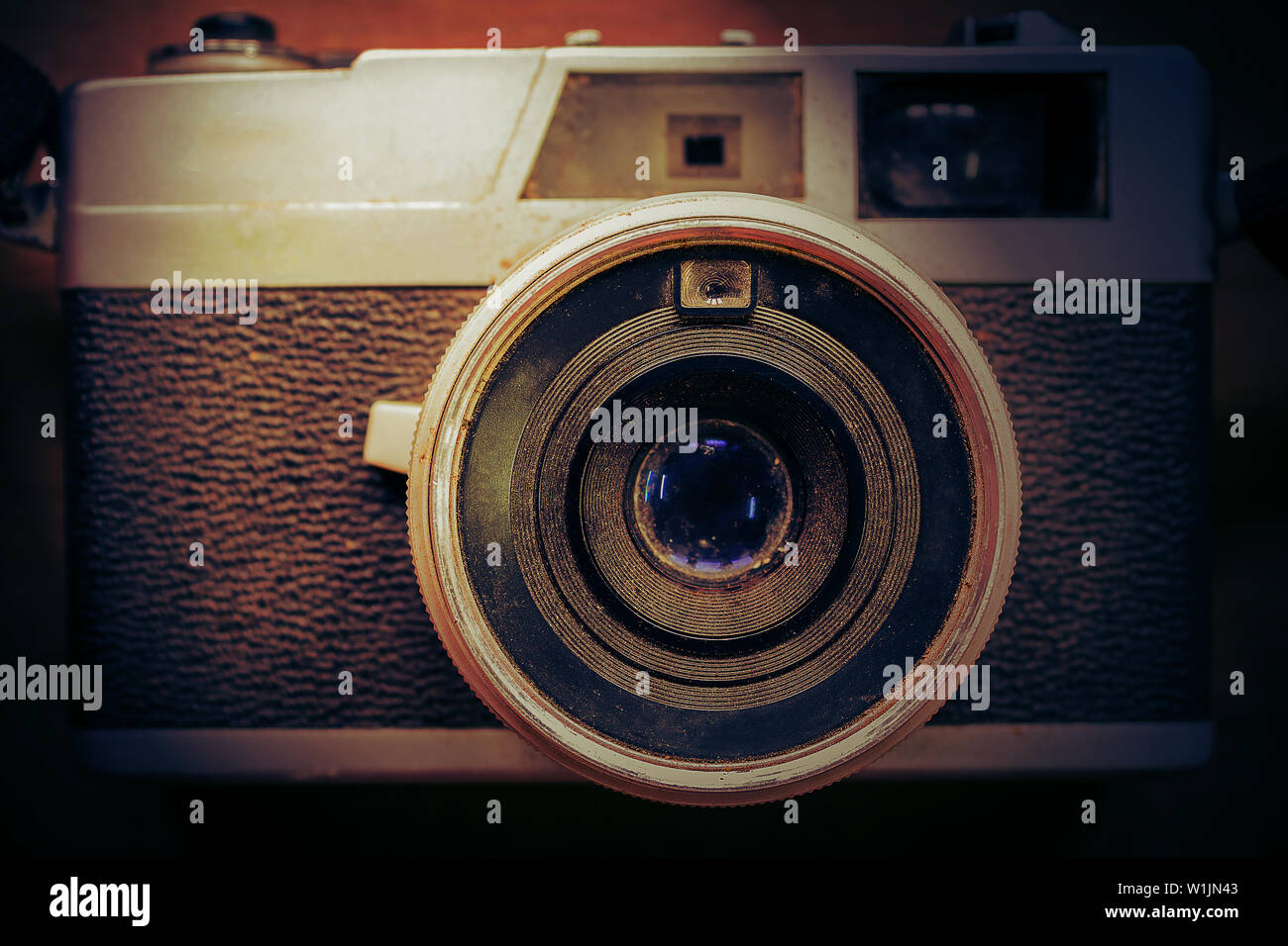 old camera retouching Vintage Stock Photo - Alamy