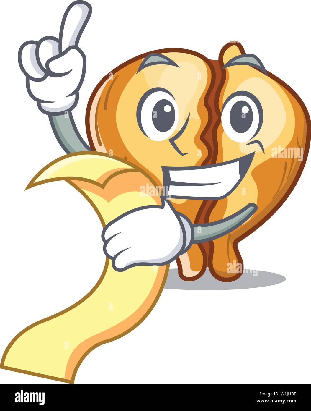 Menu on served table Stock Vector Images - Alamy