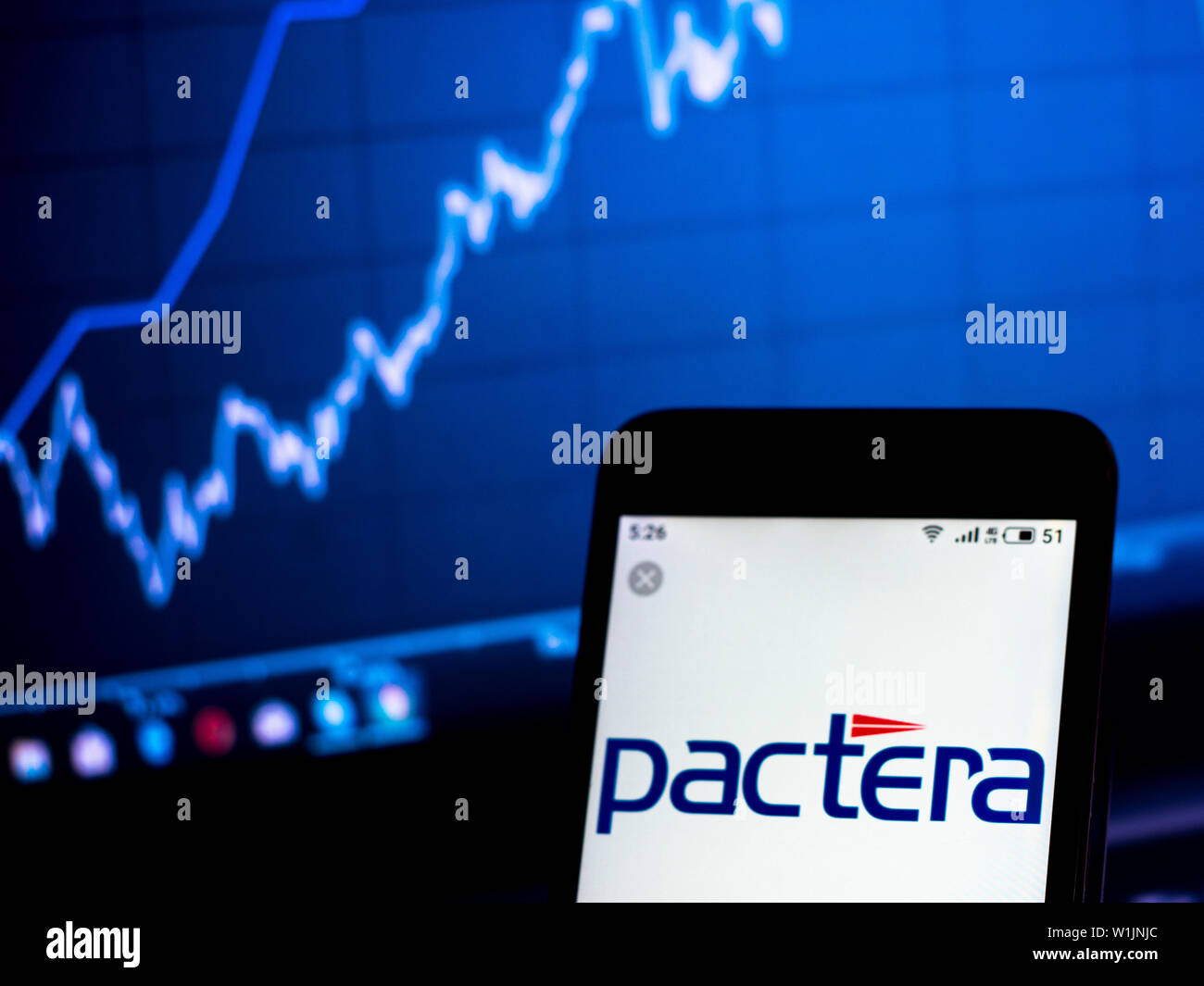 In this photo illustration the Pactera Technology International Ltd ...