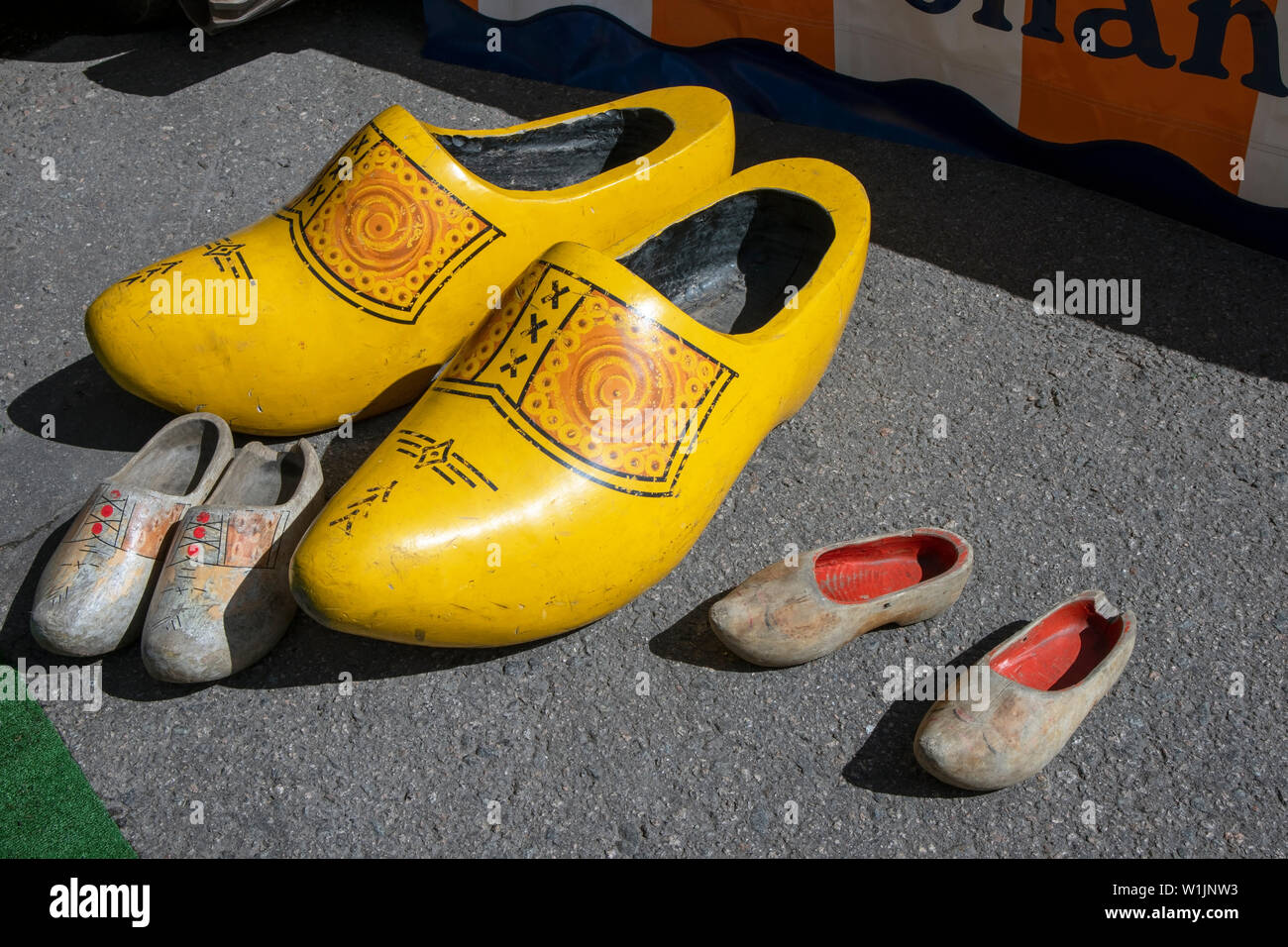 clogs on display Stock Photo - Alamy