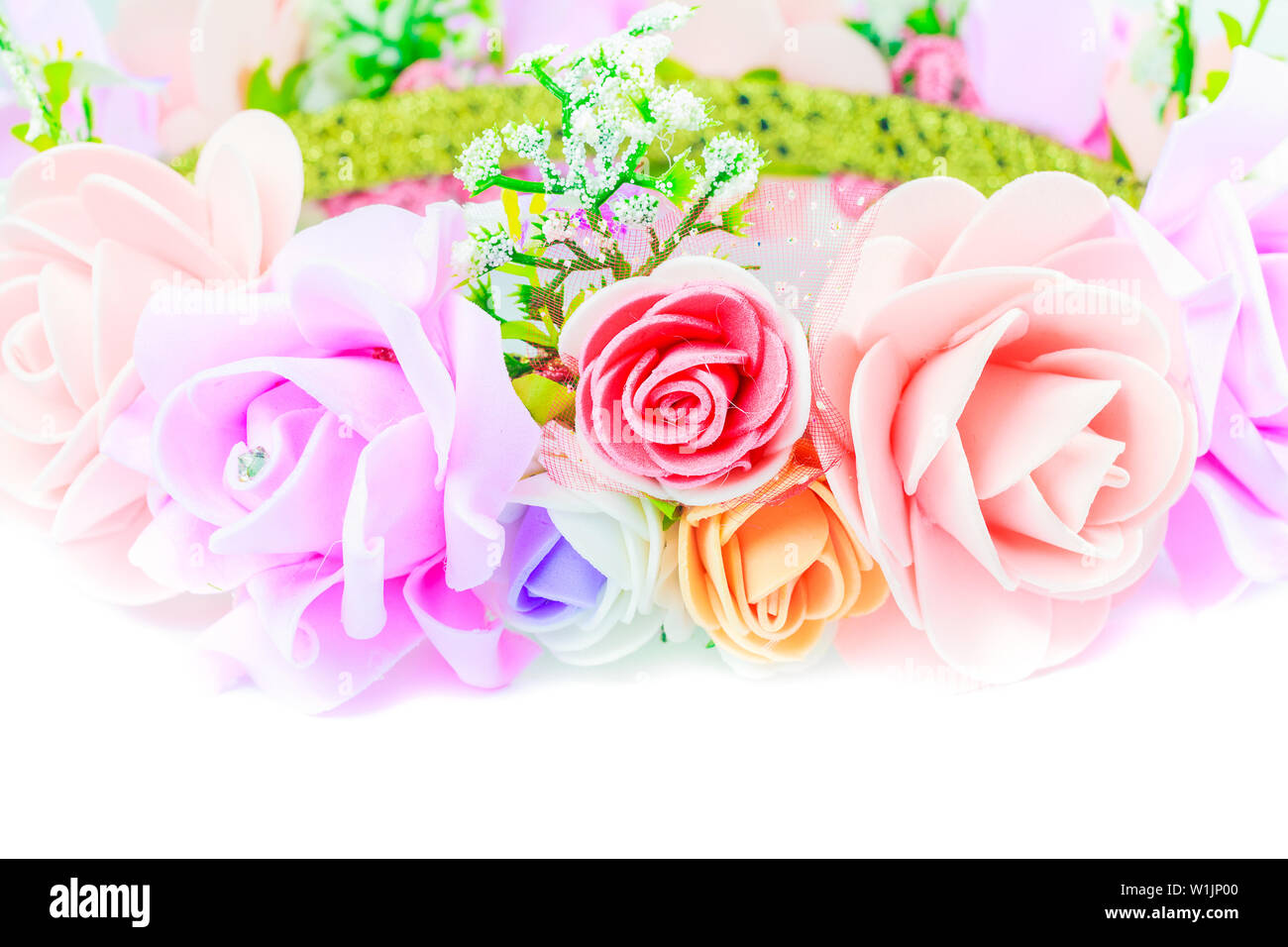 flower white background add a message Stock Photo - Alamy