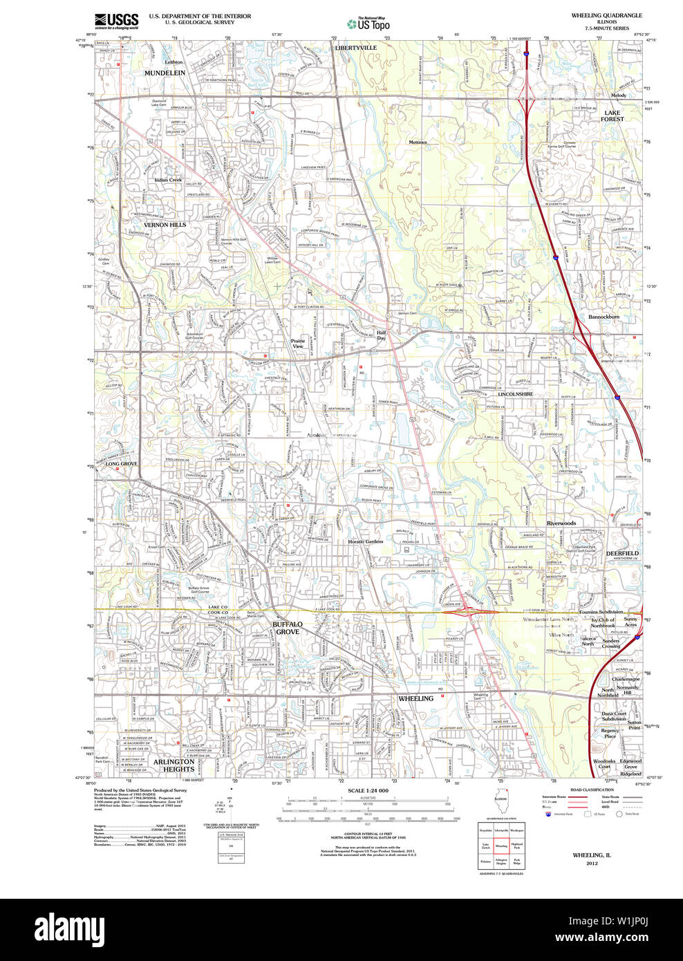 Map of wheeling hi-res stock photography and images - Alamy