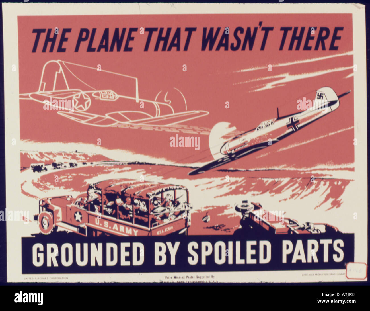 The plane that wasn't there grounded by spoiled parts Stock Photo - Alamy