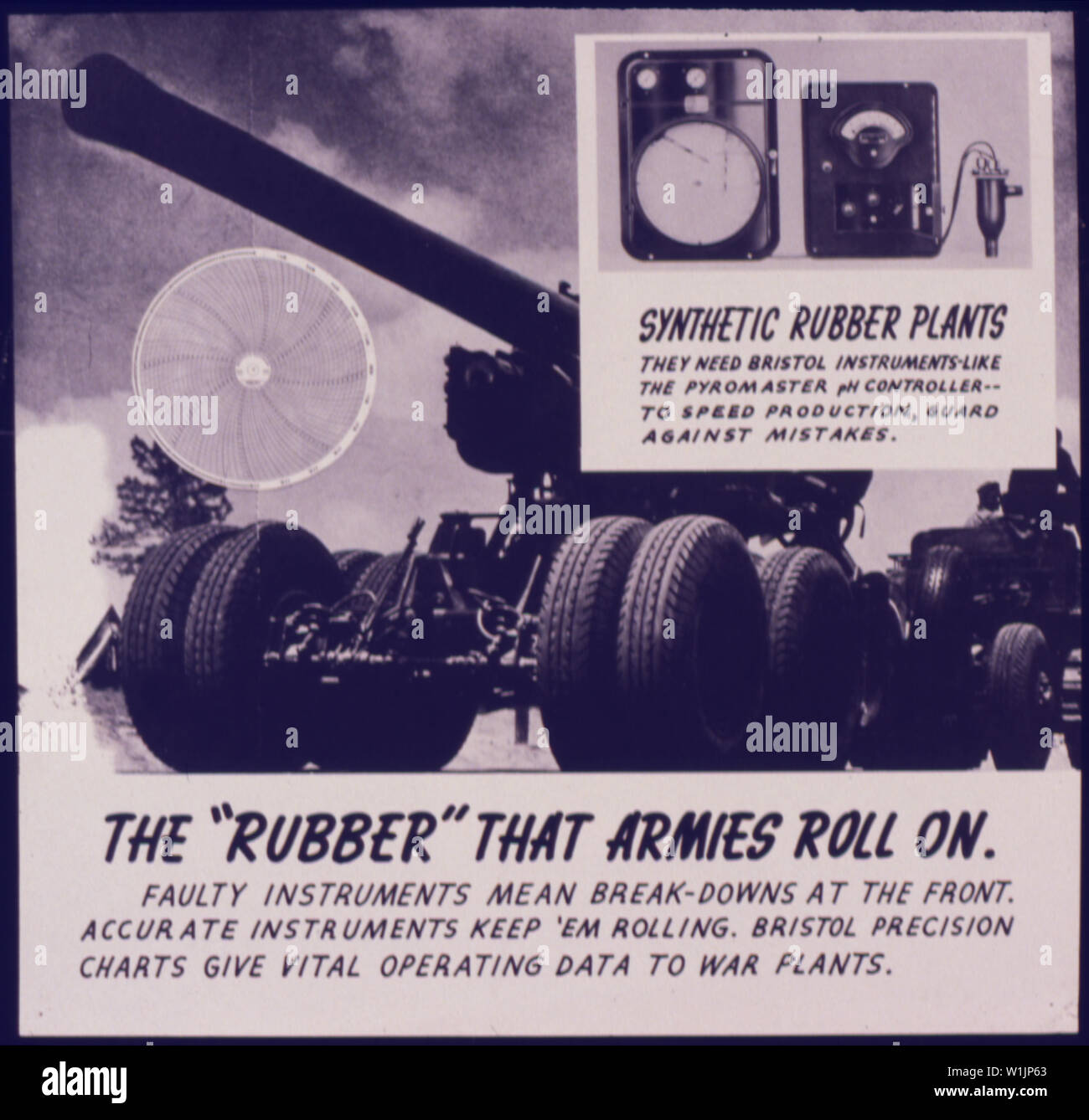 The rubber that armies roll on Stock Photo - Alamy