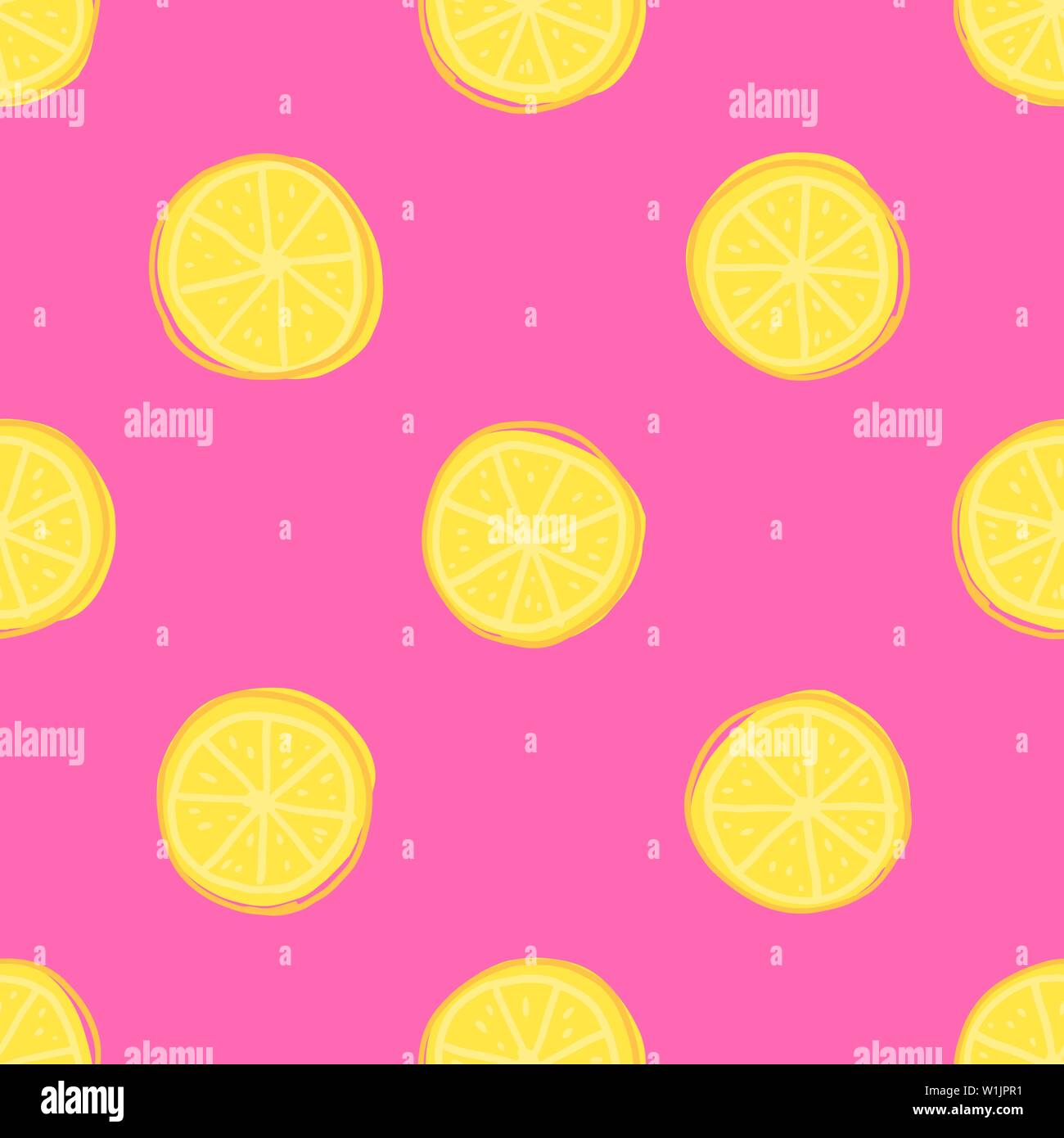Pink Lemon Slice Clipart